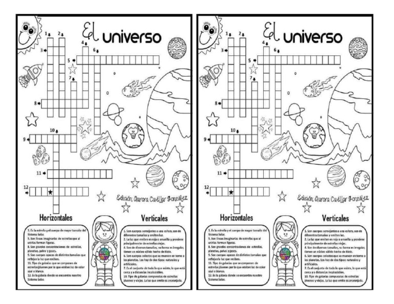 Sopa de Letras Del Universo | PDF