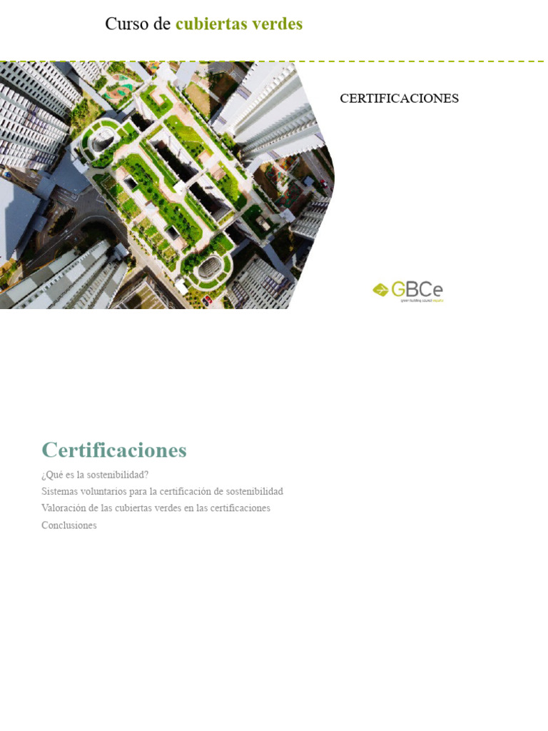 Certificaciones Cub Verdes | PDF | Sustentabilidad | Biodiversidad