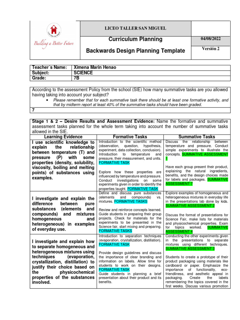 BD SecondTerm 2023 7B | PDF | Mixture | Science