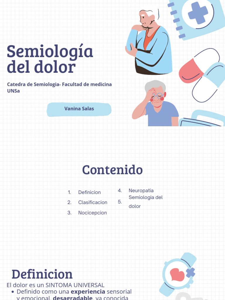 Semiologia Del Dolor | PDF | Dolor | Sistema nervioso