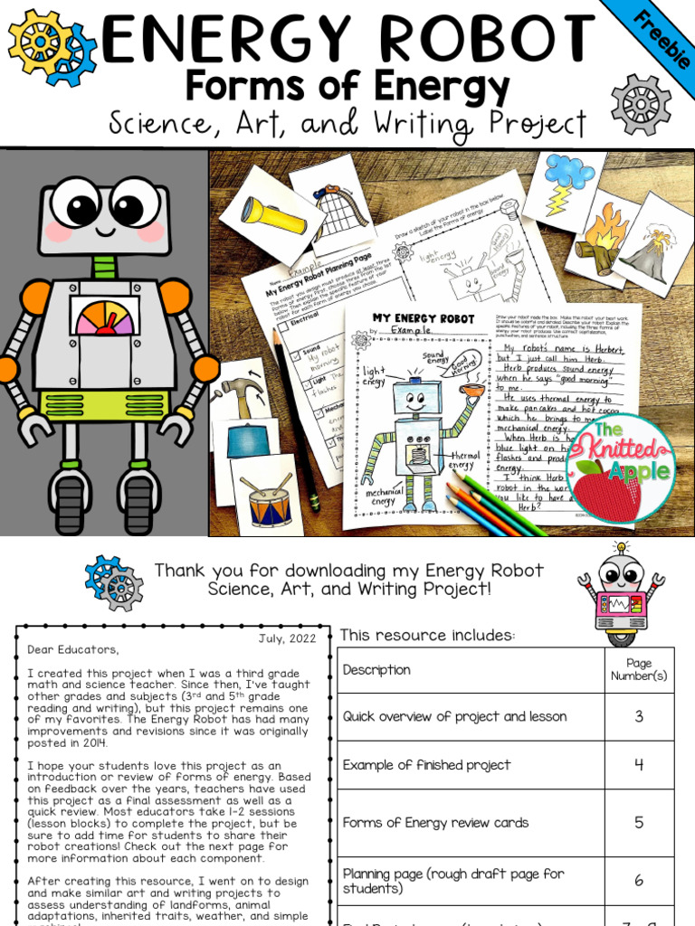 Forms of Energy: Science, Art, and Writing Project | PDF