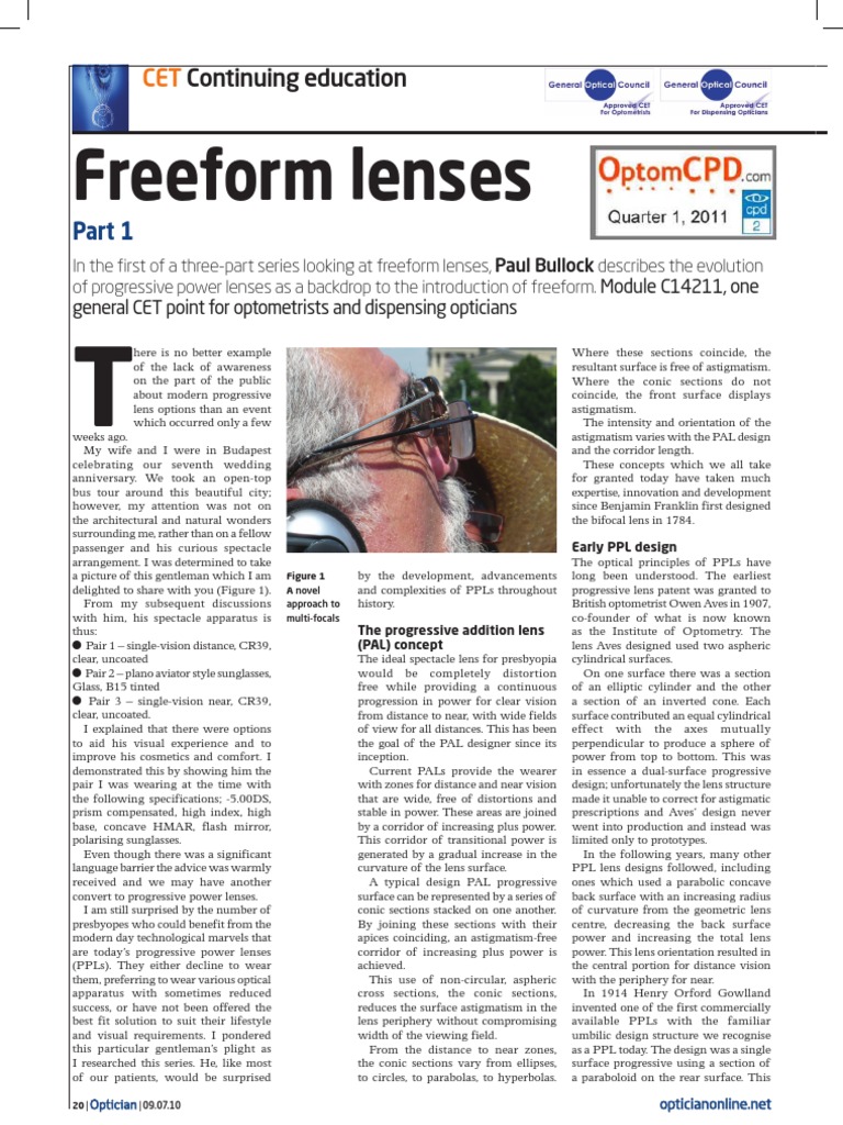 Freeform Lenses 1&2 | PDF | Lens (Optics) | Optics