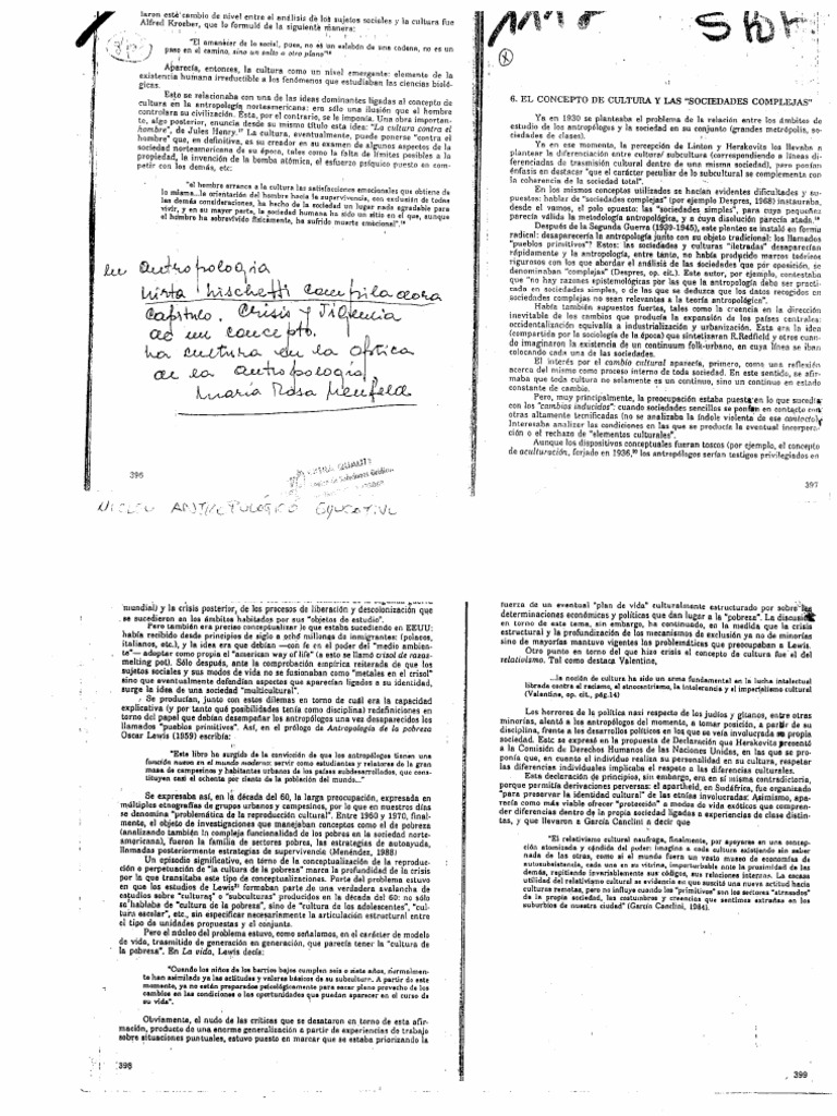 Lischetti, M. (Comp.) (1995) - La Construcción Del Concepto de Cultura ...