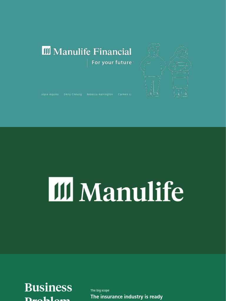 Manulife Forward Final Presentation | PDF | Customer Experience | Typefaces