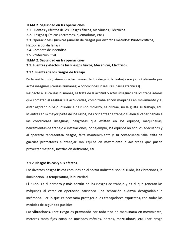 Unidad 2 SST 2022 24 Mzo | PDF | Quemar | Combustión