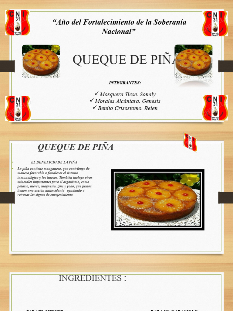 Queque de Piña | PDF | Margarina | Caramelo