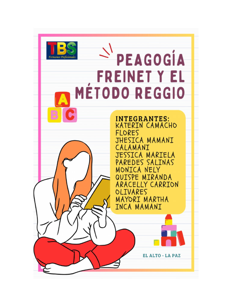 Informe Freinet y Reggio | Descargar gratis PDF | Aprendizaje | Pedagogía