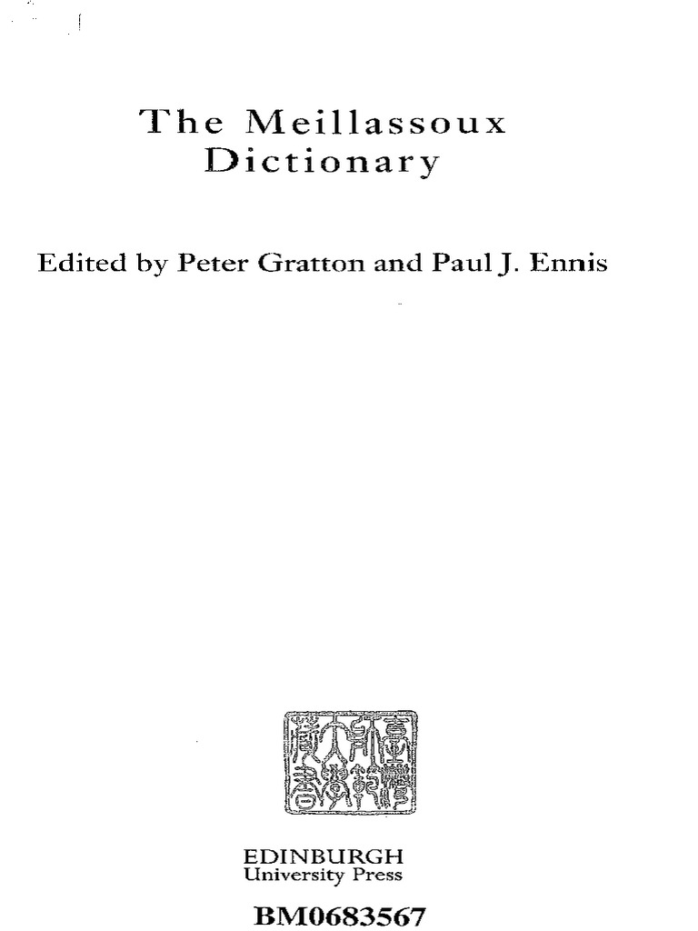 Vdoc - Pub The Meillassoux Dictionary Compressed | PDF | Immanuel Kant | David Hume