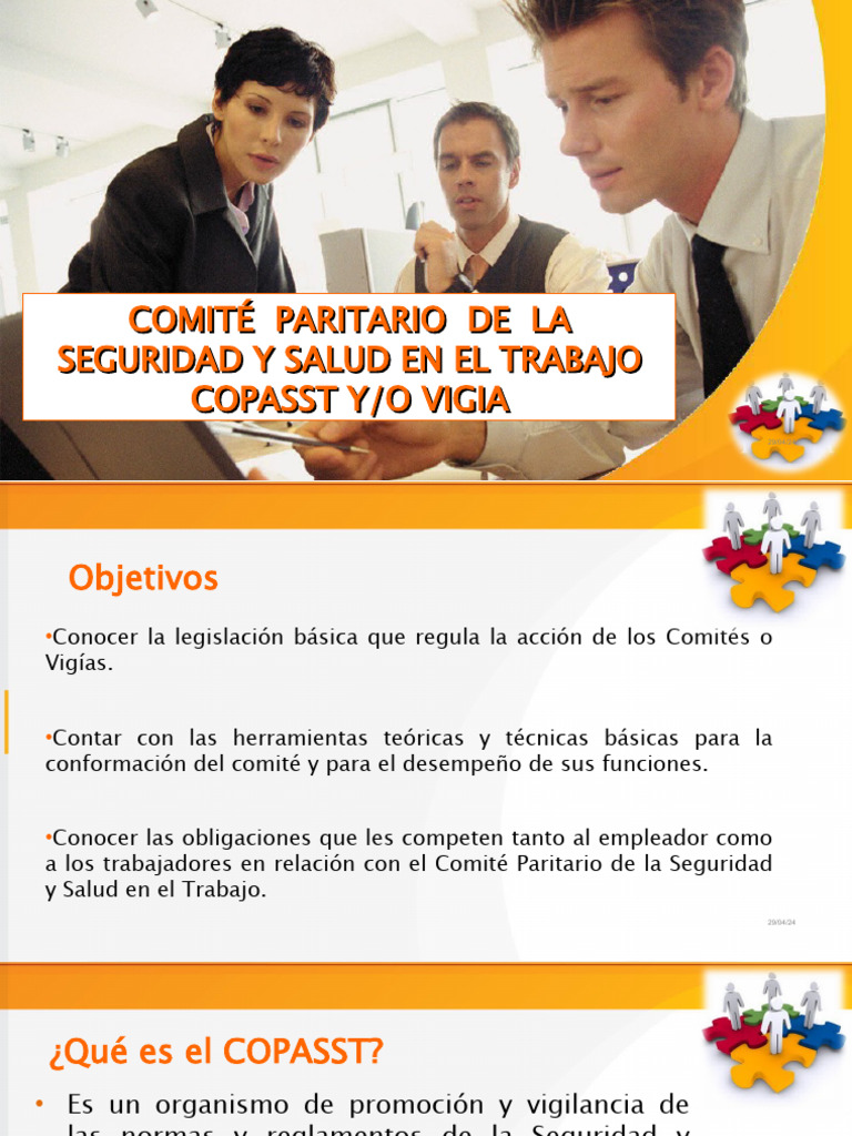 Capacitacion Copasst (Actualizada) | PDF | Seguridad y salud ocupacional