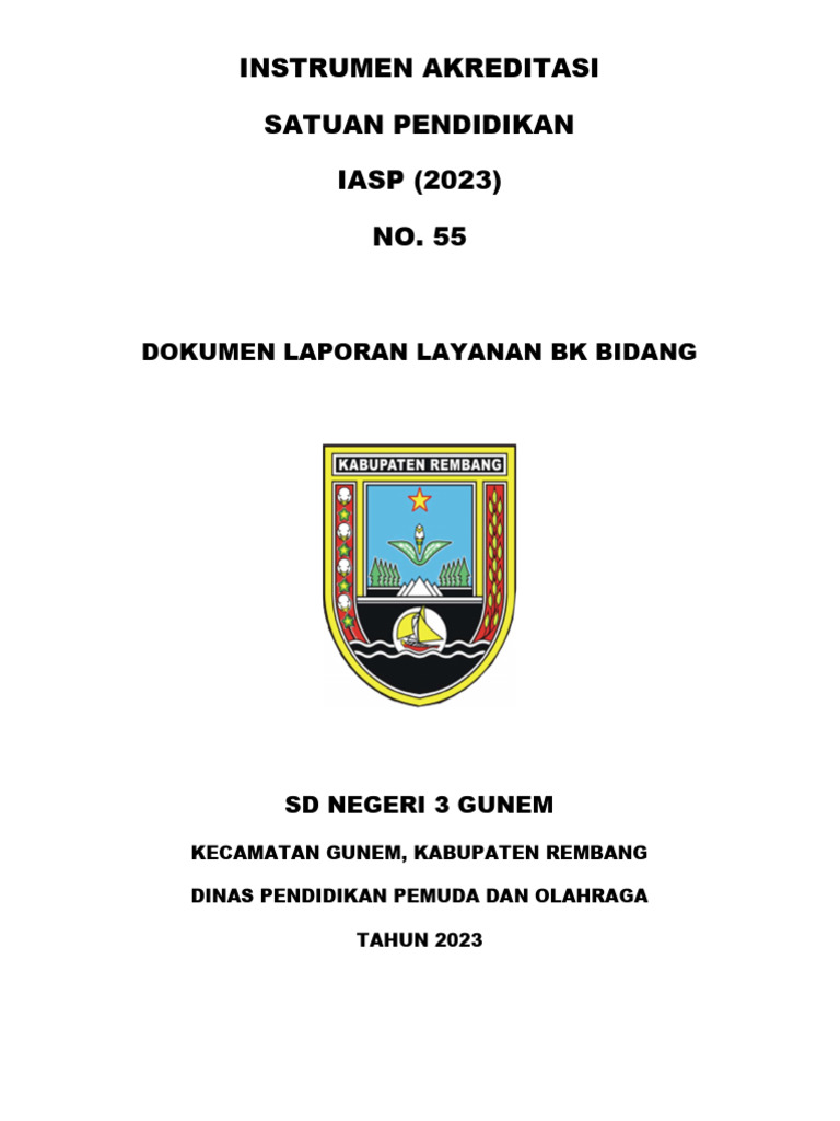 Akreditasi 55. Dokumen Layanan Bidang | PDF | Karier & Perkembangan