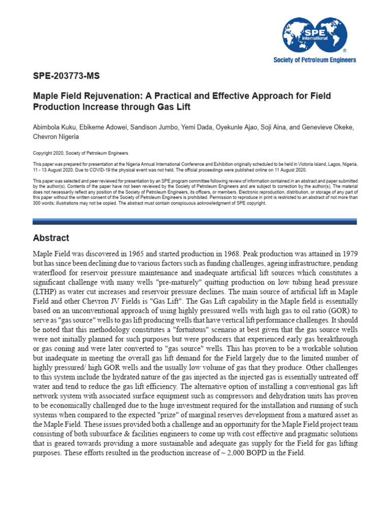 Maple Field Rejuvenation - A Practical and Effective Approach For Field ...