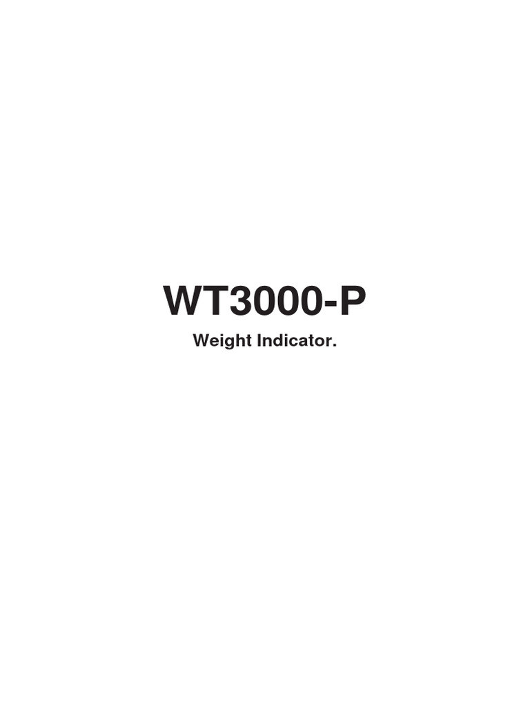 WT 3000 | PDF | Power Supply | Menu (Computing)