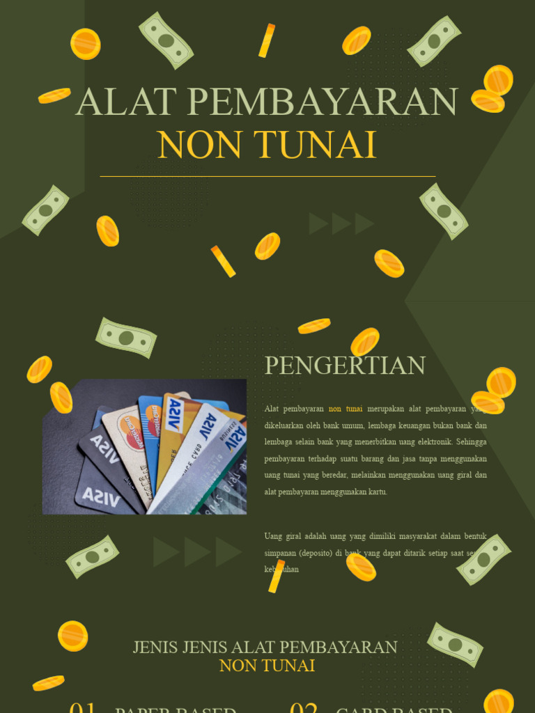 Materi Alat Pembayaran Non Tunai | PDF | Bisnis | Pengelolaan Keuangan ...