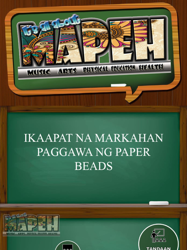 Paggawa NG Paper Beads | PDF