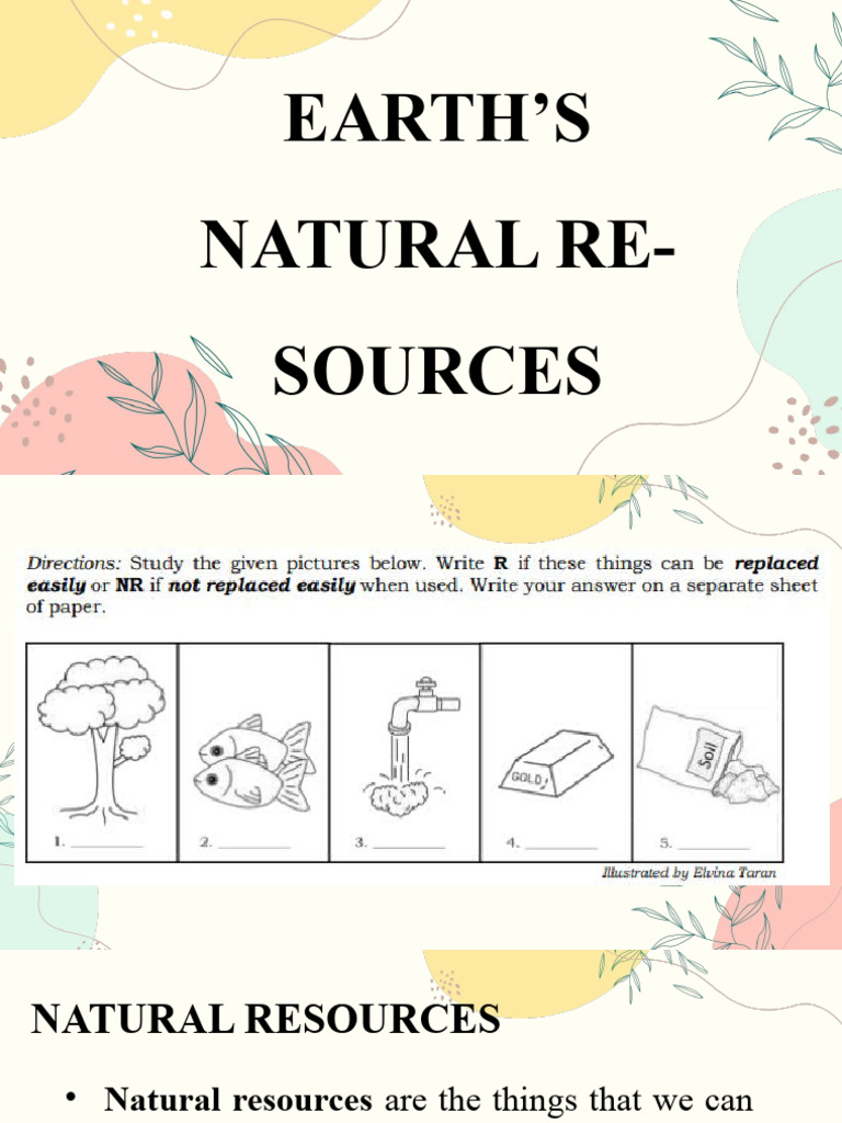 Earths Natural Resources | PDF | Water | Drainage Basin