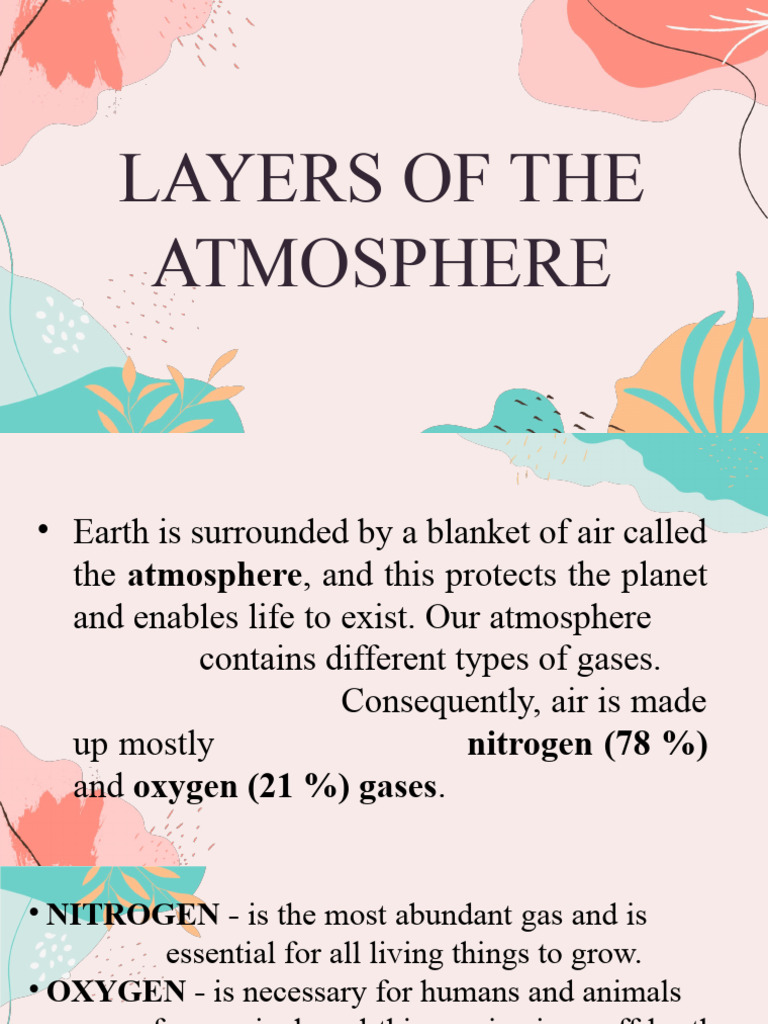 Layers of the Atmosphere | PDF | Atmosphere Of Earth | Greenhouse Effect