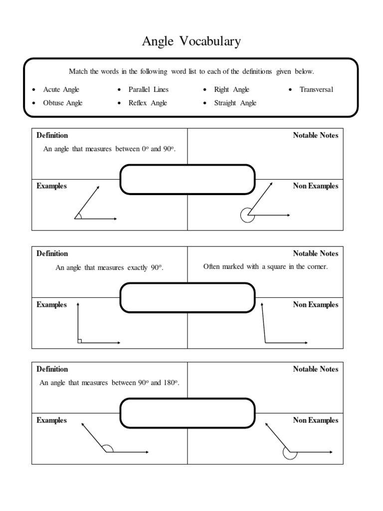 1 - Angle Theorems | Download Free PDF | Angle | Geometry