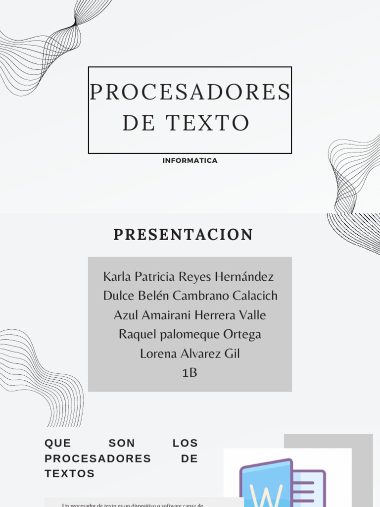 Expo Chafa | PDF | Procesador de textos | Ingeniería de software