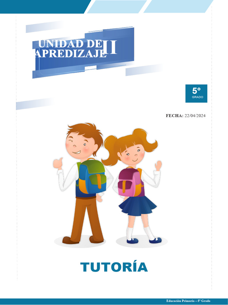 TUT 5° - SESIÓN 22 DE ABRIL (2) | PDF | Aprendizaje | Evaluación