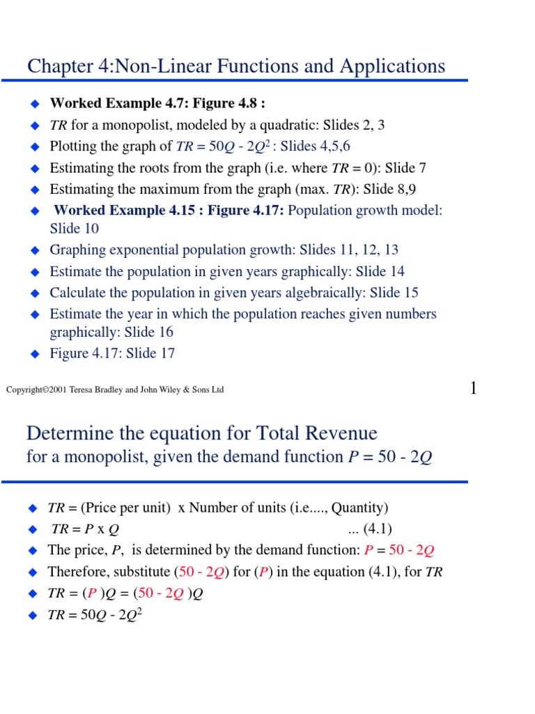 Chapter 4:Non-Linear Functions and Applications: Worked Example 4.7 ...