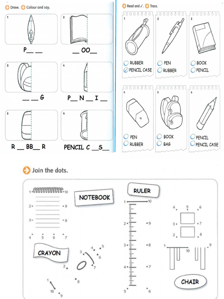 1 School Objects 2 | PDF