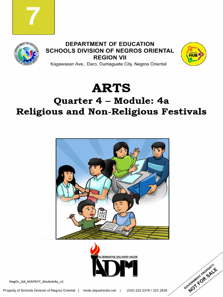 Arts7 Q4 Module4a.vol2 | PDF | Festival | Cebu