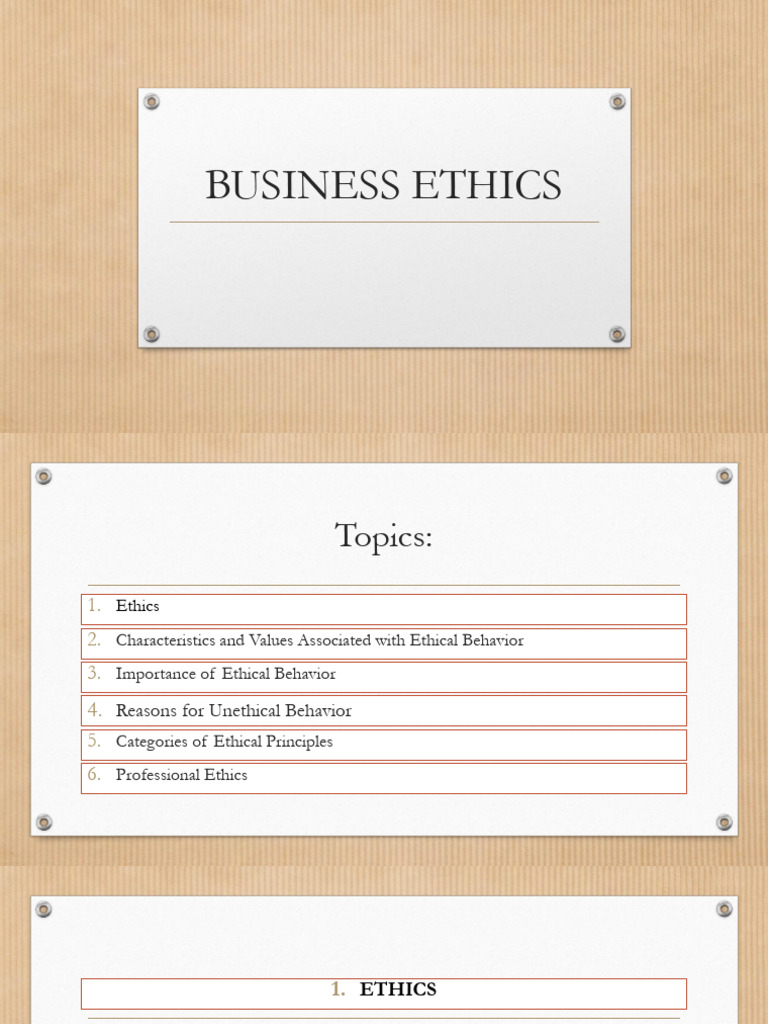 BUSINESS-ETHICS | PDF | Business Ethics | Professional Ethics