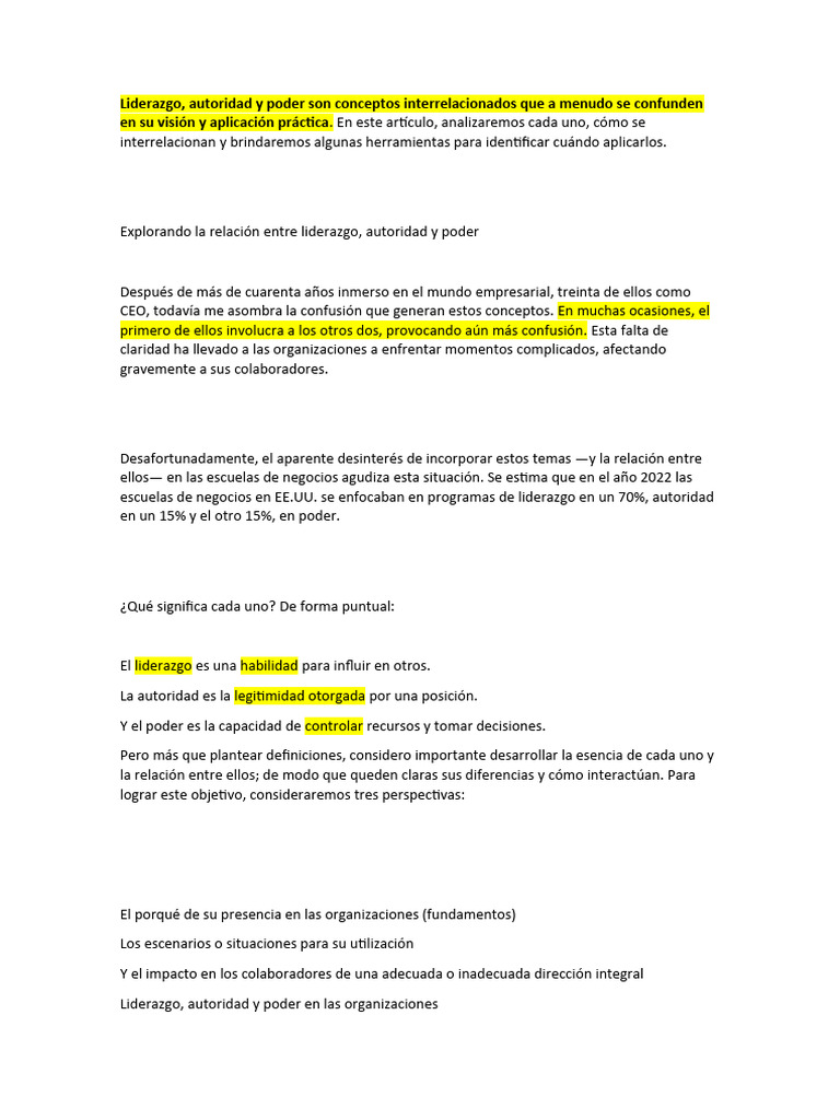 Liderazgo | PDF | Liderazgo