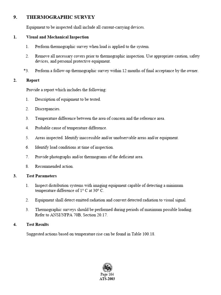 APPENDIX-5.6 NETA - Temperature Accept For CB | PDF | Thermography ...