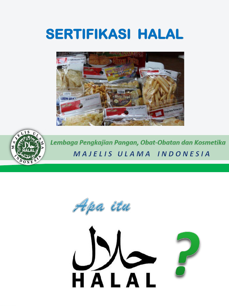 Panduan Lengkap Sertifikasi Halal | PDF