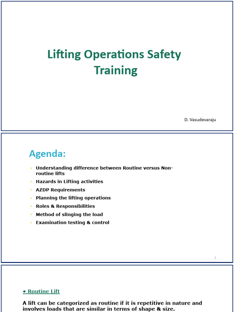 Liftingoperationsafetyppt 230220111908 487c851e | PDF | Crane (Machine)