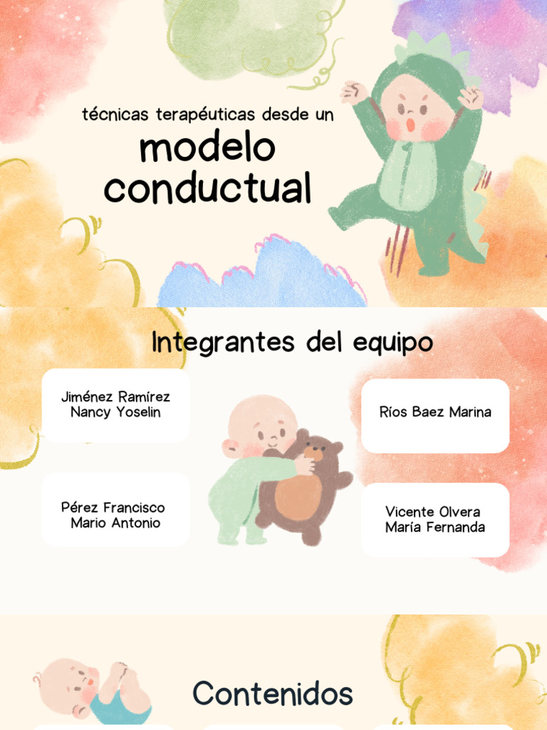Técnicas Terapéuticas Desde El Modelo Conductual | PDF | Behaviorismo ...