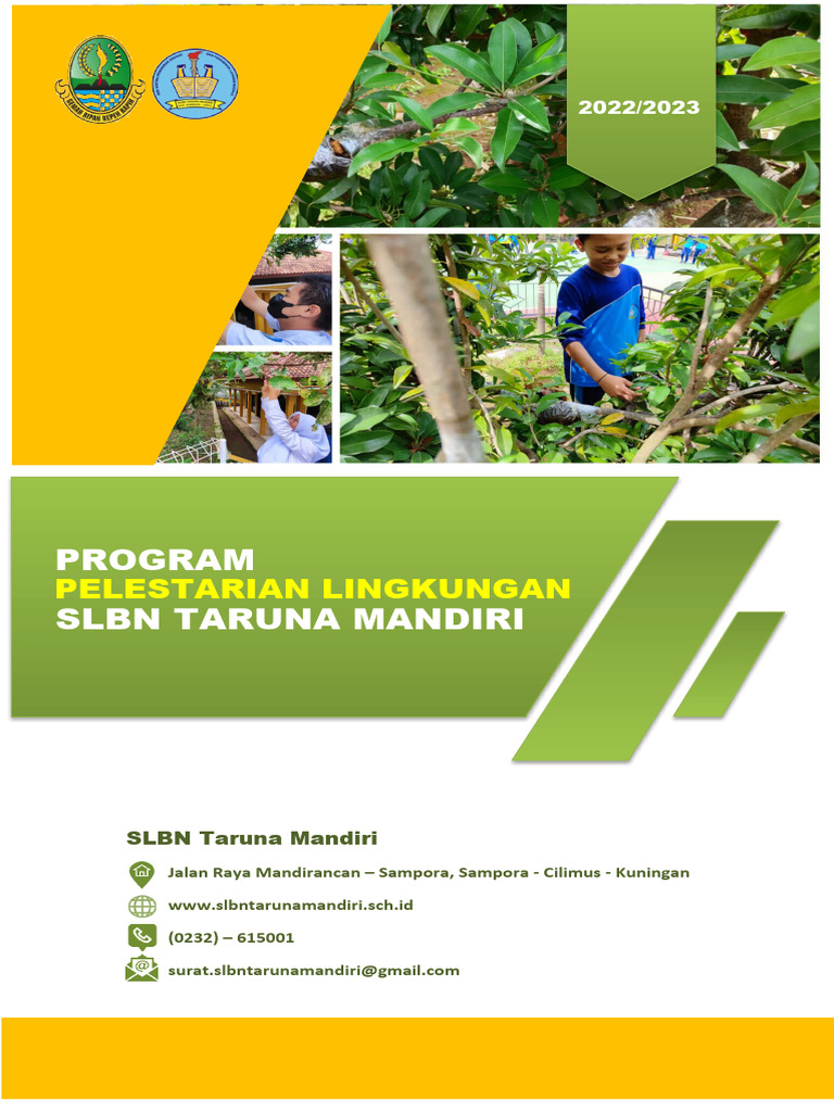 Program Pelestarian Lingkungan SLBN TM | PDF