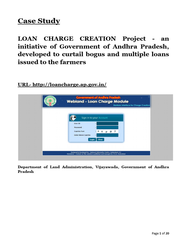 Loan Charge Creation | PDF | World Wide Web | Internet & Web