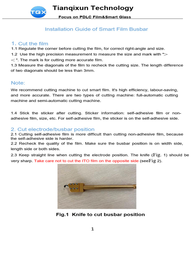 Smart Film Busbar Installation Guide | PDF | Soldering | Clothes Dryer
