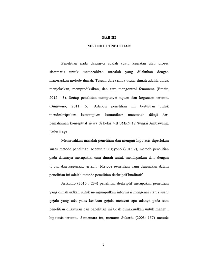 BAB III - METODOLOGI PENELITIAN - Rulli | PDF | Karier & Perkembangan | Sains & Matematika