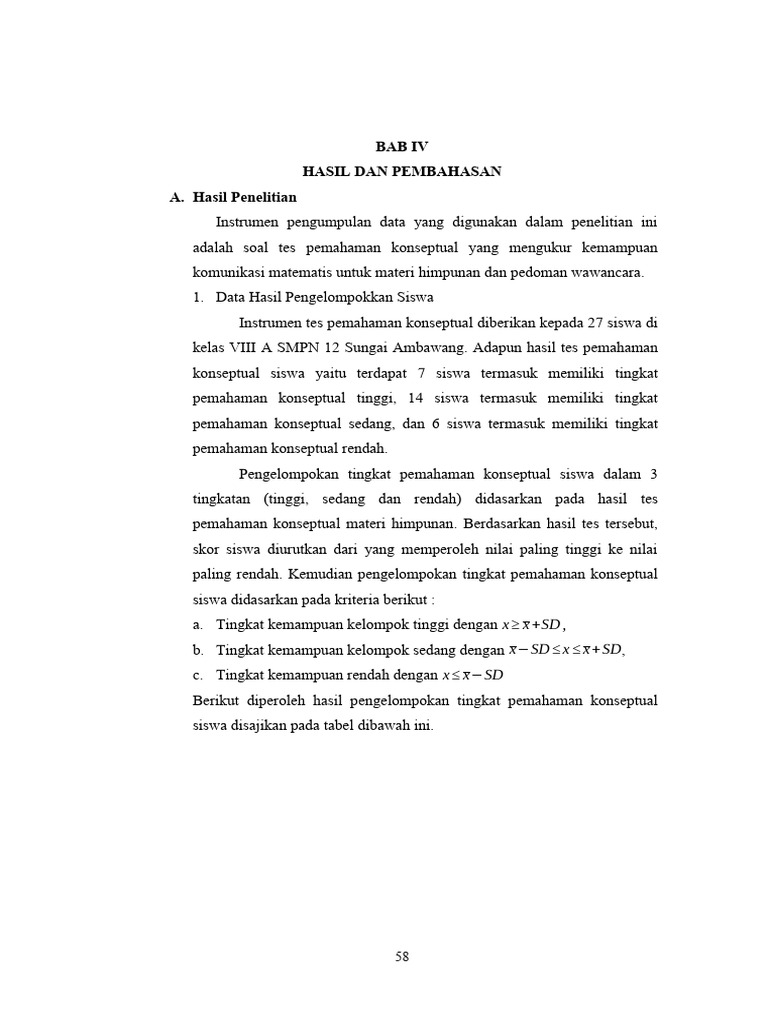 BAB IV V - PEMBAHASAN DAN KESIMPULAN - Rulli | PDF