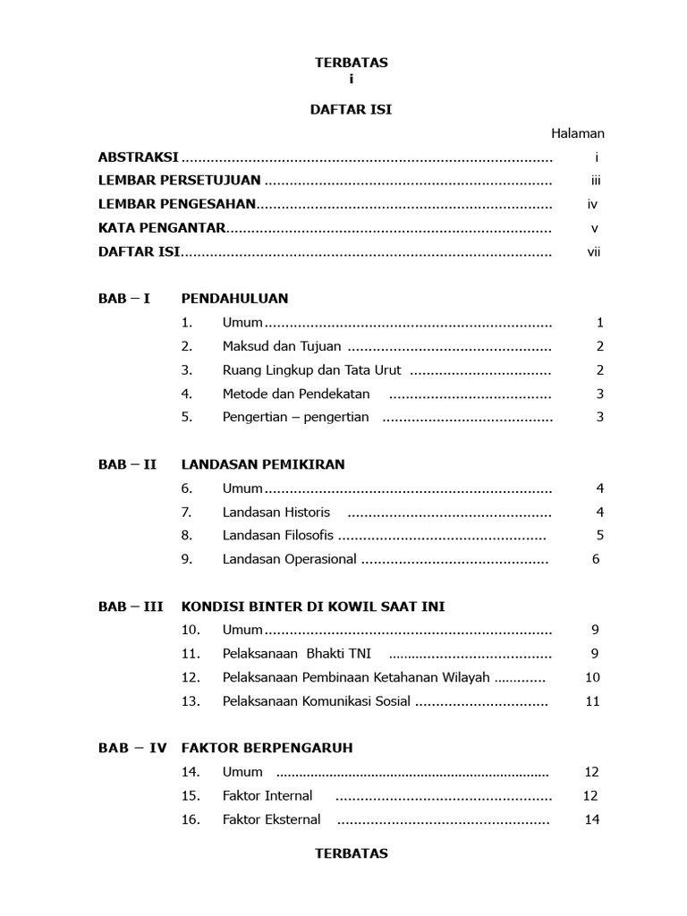 Daftar Isi Jadi | PDF | Bisnis