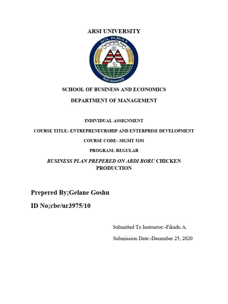 Gelane Business Plan | PDF | Equity (Finance) | Marketing