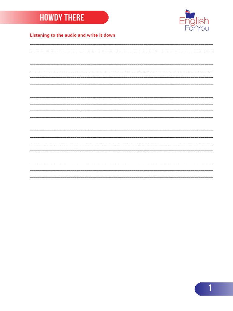 Howdy There | PDF | Language Arts & Discipline | Foreign Language Studies