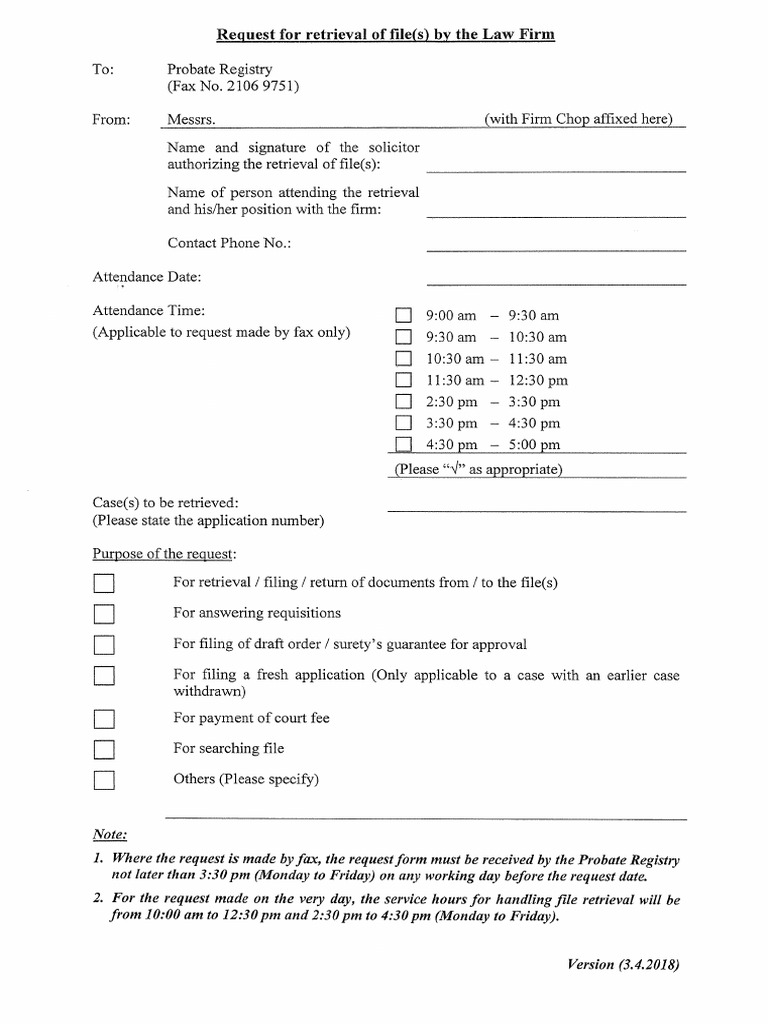 2024.03.19 - Request For Retrieval of Files | PDF