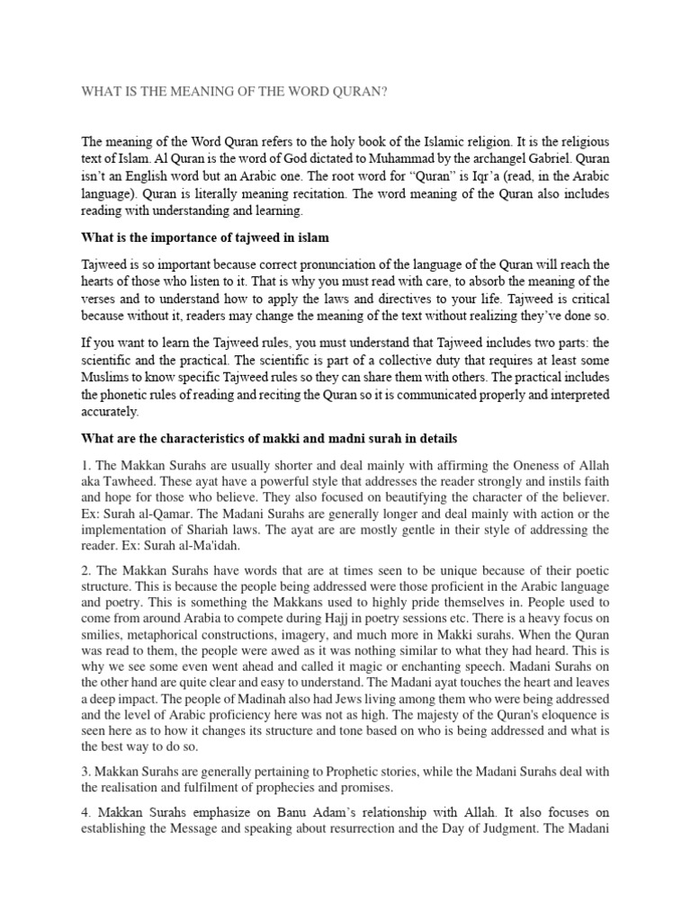 AL Quran | Download Free PDF | Quran | Islam