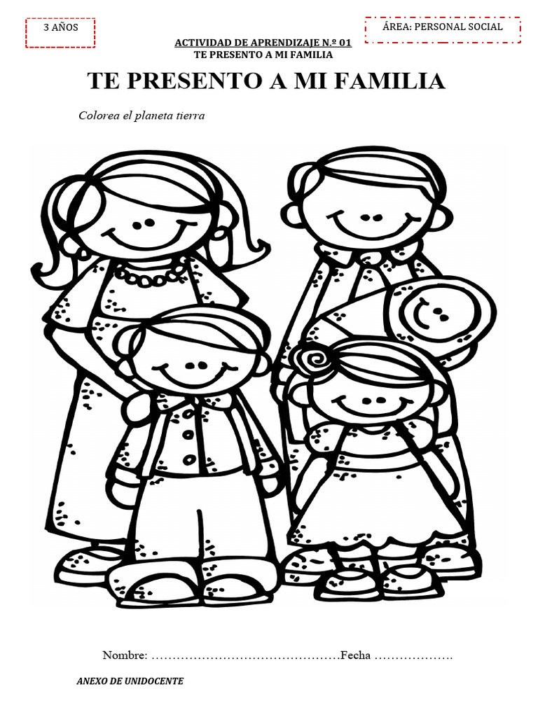 SEMANA 1 ANEXOS FAMILIA MAYO 2024 | PDF