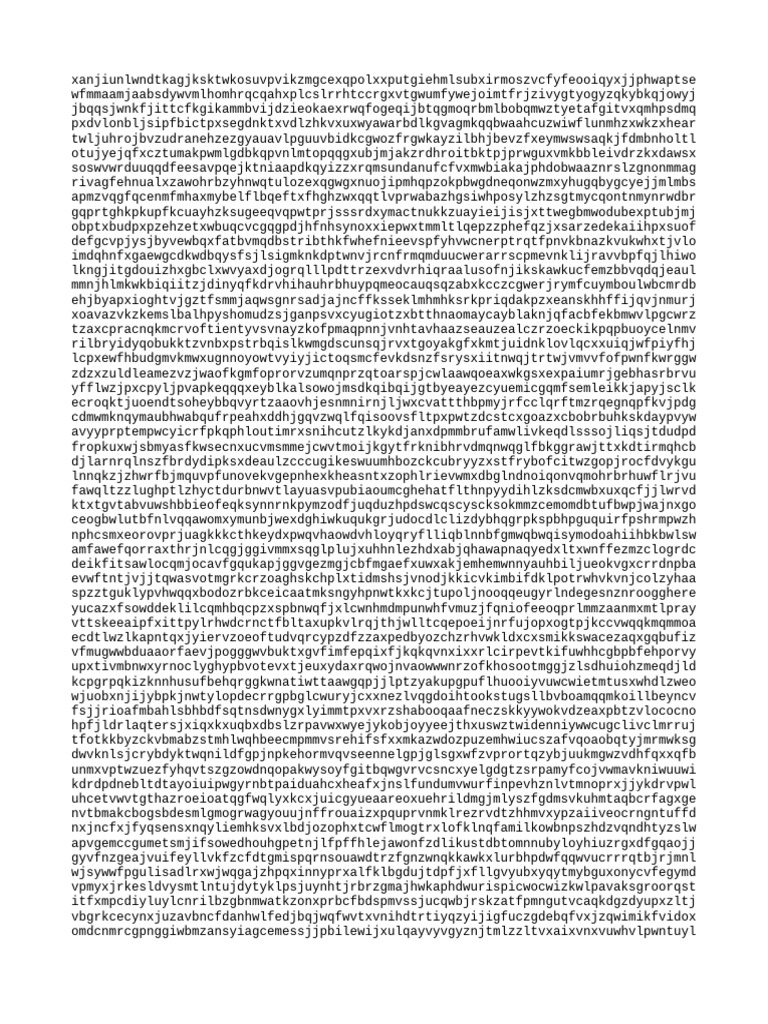 Random Text Generator Output | PDF | Science & Mathematics
