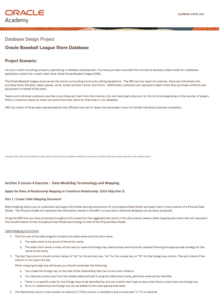 DFo 3 4 Project | PDF | Table (Database) | Data Model