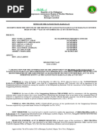 SK Treasurer Appointment Resolution | PDF | Philippines | Government