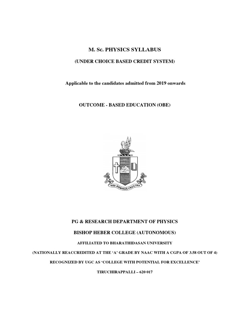 MSC Physics (2019) | PDF | Matrix (Mathematics) | Eigenvalues And ...