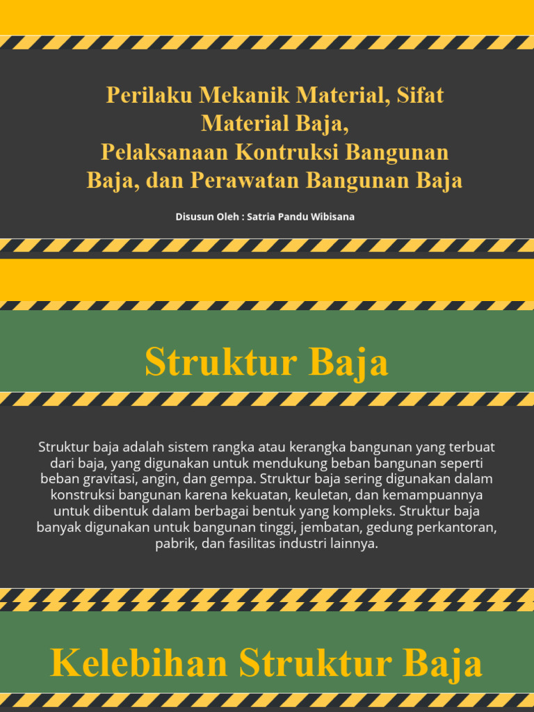 Reg B - Satria Pandu Wibisana - Struktur Rangka & Portal Baja I | PDF