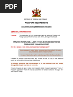Botswana Passport Application Form | PDF | Birth Certificate | Nationality