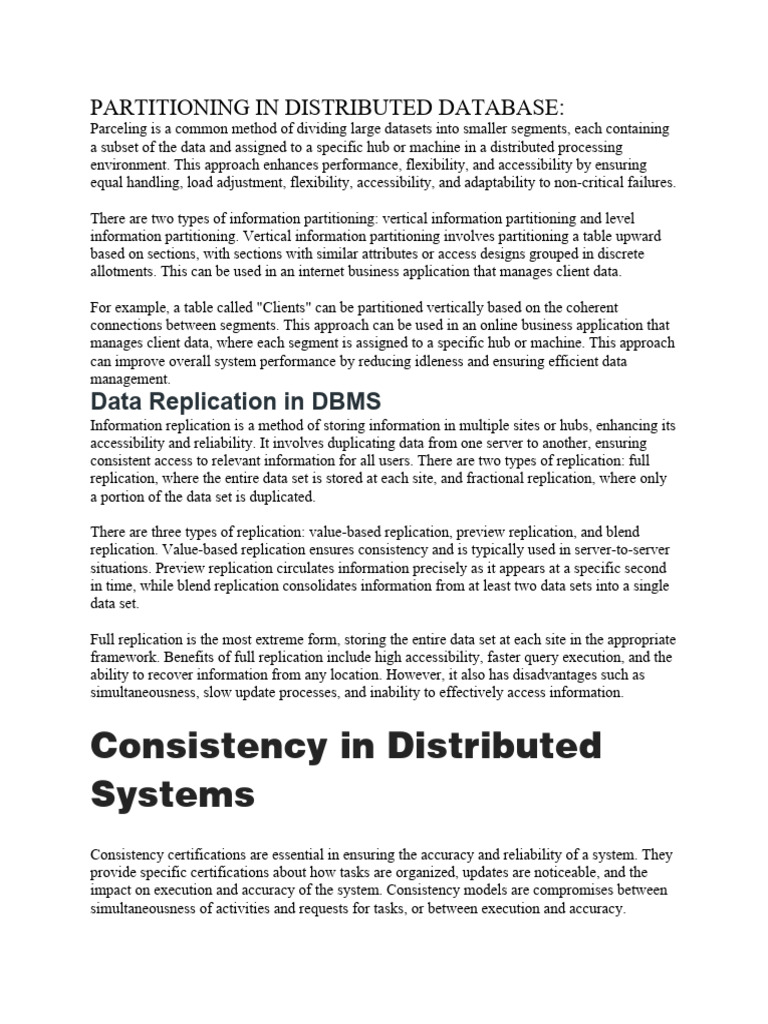 design_distributed_database | PDF | Databases | Replication (Computing) design_distributed_database | PDF | Databases | Replication (Computing)